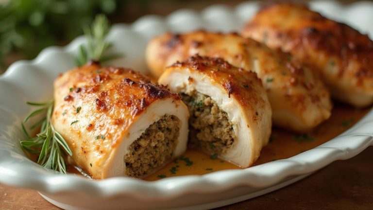 Recette facile de poulet farci au four : un plat savoureux et ...